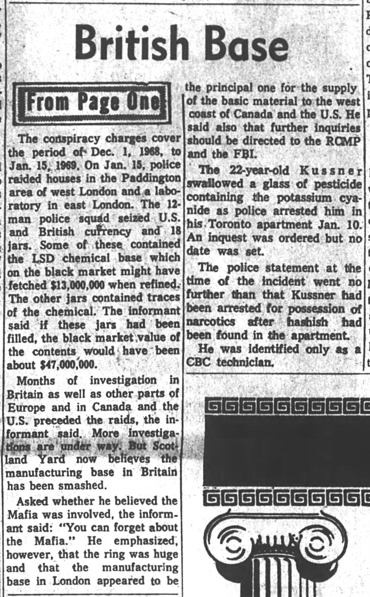 Today in psychedelic history (01/15) - The Psychedelic Experience ...