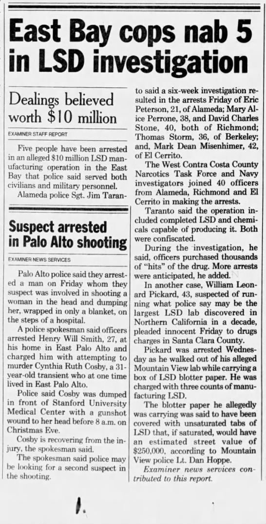 Today in psychedelic history (12/28) - The Psychedelic Experience ...